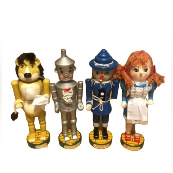 Vintage | Holiday | Vintage Wizard Of Oz Nutcracker Set Tin Man Dorothy ...